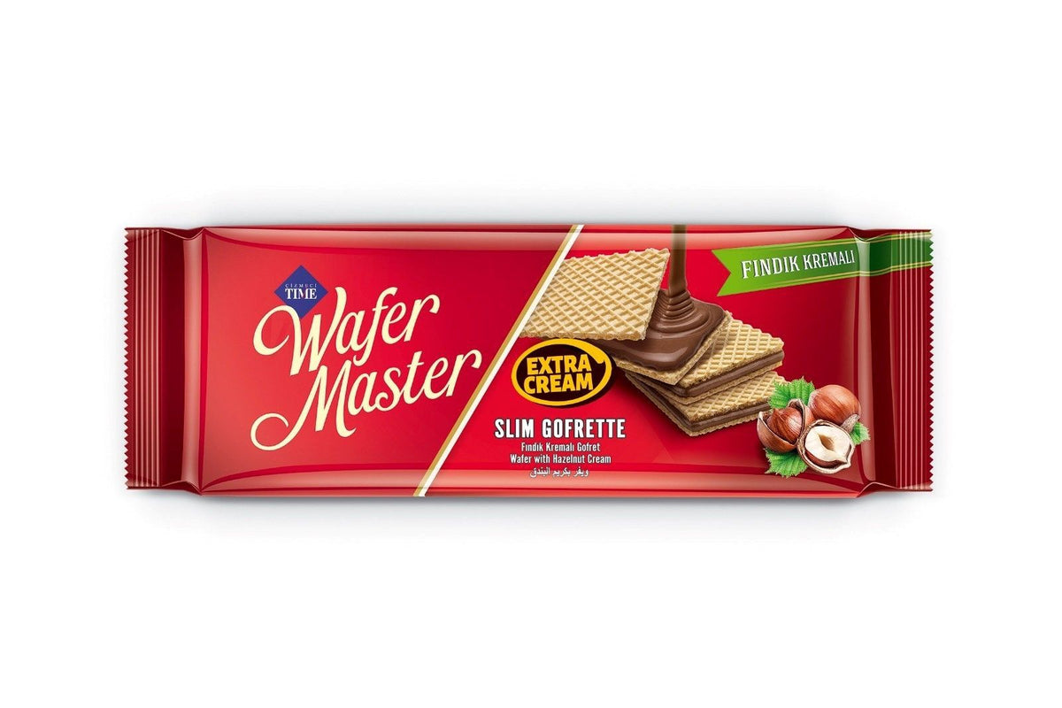 Master Wafer Time Slim gofrette With Hazelnut Cream 128g – Mighty Foods