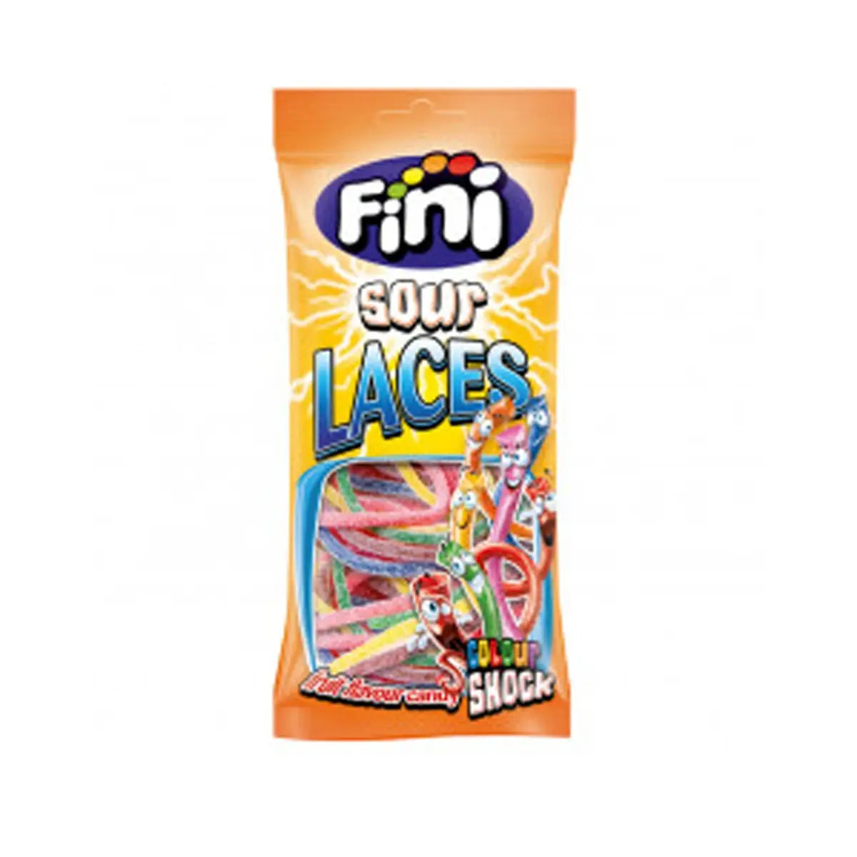 Fini Laces Sour Rainbow Shock|85g – Mighty Foods