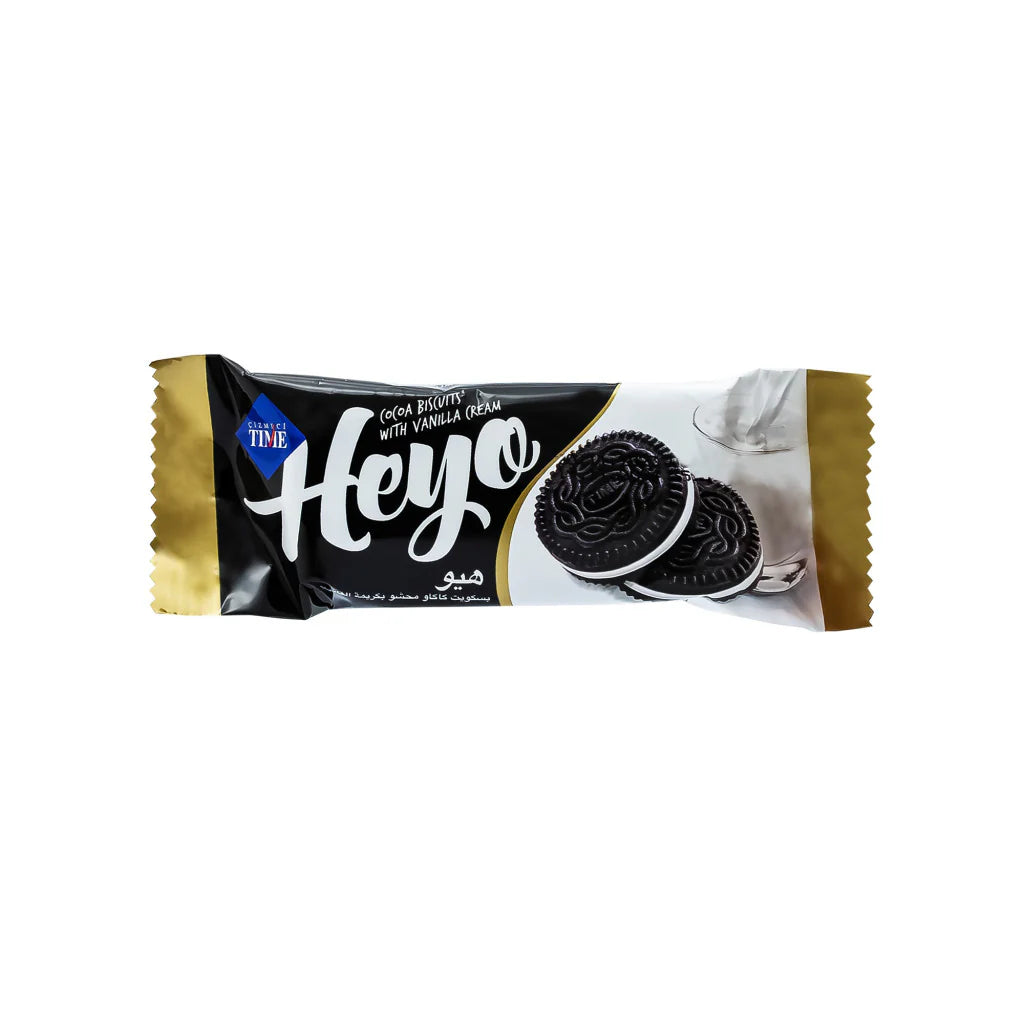 Time Heyo Cacao Biscuit With Vanilla Cream 20g – Mighty Foods