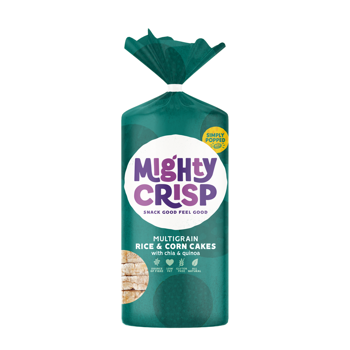 Mighty Crisp Multigrain with Chia & Quinoa Rice & Corn Cakes – Mighty Foods