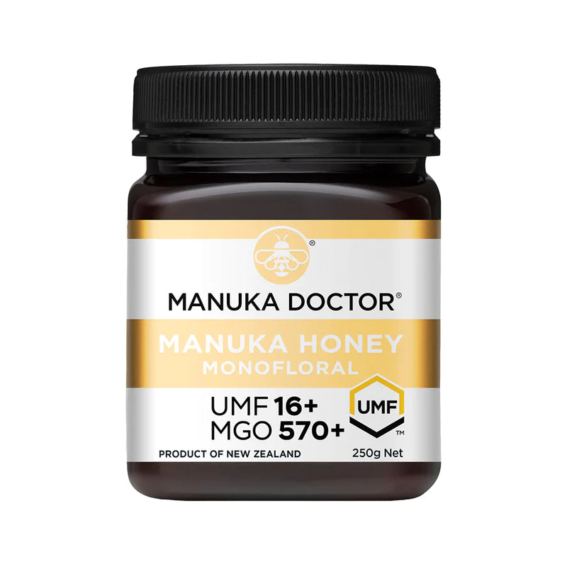 Manuka Doctor UMF 16+ Manuka Honey Monofloral 250G – Mighty Foods